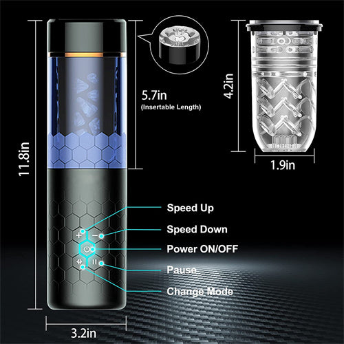 Buy 10 Powerful Thrusting Rotating Stroker | Rose Toy | Aimitoy – ROSETOY